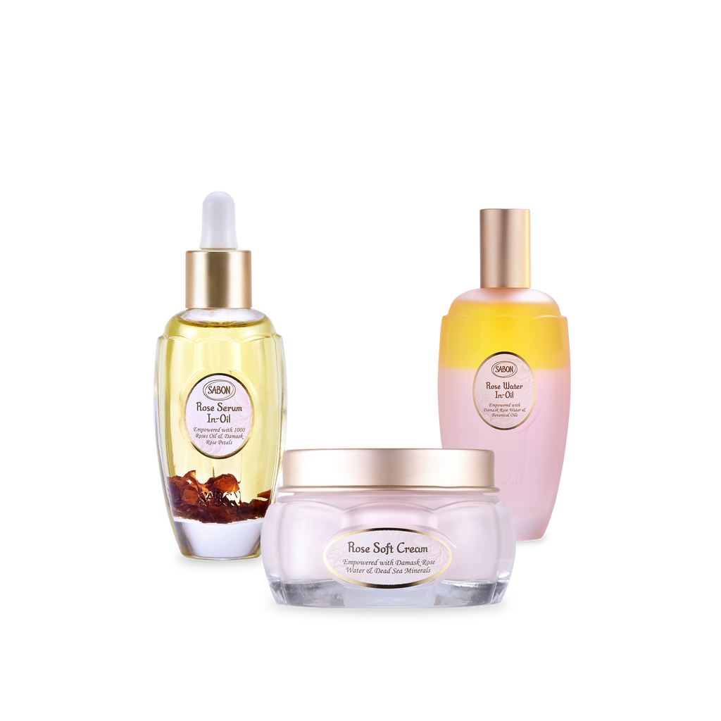 Rose Dew Trio - Rose Skincare Set – SABON