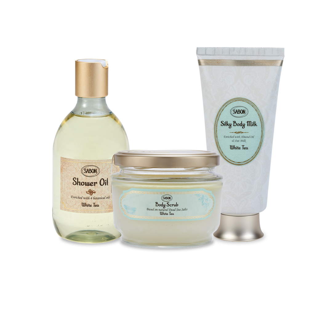 #NextGen Silky Body Ritual White Tea Gift Set – SABON
