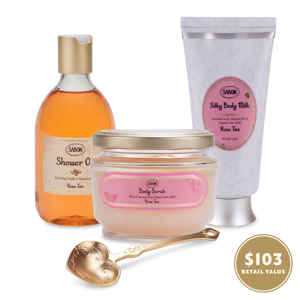 Next Generation Body Ritual Rose Tea Gift Set – SABON
